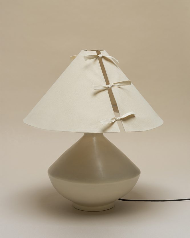 Bone Ceramic Large Lamp | Los Objetos Decorativos PRODUCTOS